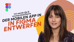 Ich werde Ich werde ein mobiles App-UI in Figma mit Prototyp und ...